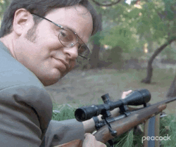 The Safety Is On Dwight Schrute GIF | GIFDB.com