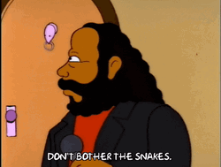 The Simpsons Barry White Looking Away GIF | GIFDB.com