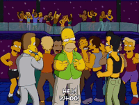 The Simpsons Birthday Party GIF | GIFDB.com