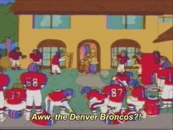 The Simpsons Denver Broncos GIF | GIFDB.com