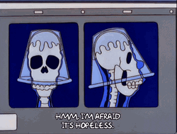 The Simpsons Doctor Looking At X-ray GIF | GIFDB.com