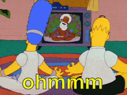 The Simpsons Doing Meditation GIF | GIFDB.com