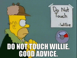 The Simpsons Dont Touch Me Scene GIF | GIFDB.com