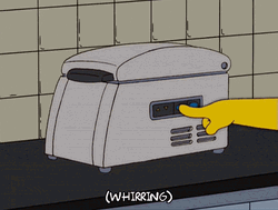 The Simpsons Neat Toaster GIF | GIFDB.com