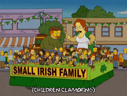 The Simpsons Small Irish Family GIF | GIFDB.com