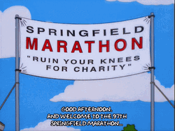 The Simpsons Springfield Marathon GIF | GIFDB.com