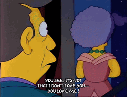 The Simpsons You Love Me GIF | GIFDB.com