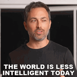The World Is Less Intelligent GIF | GIFDB.com