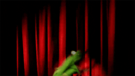 Theatre Show Kermit Falling Off Building GIF | GIFDB.com