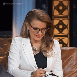 Therapist Michele Romanow Taking Notes GIF | GIFDB.com