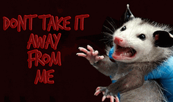 Thief Give It Back Crying Possum GIF | GIFDB.com