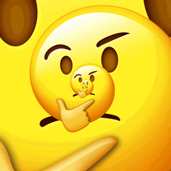 Thinking Emoji GIFs | GIFDB.com