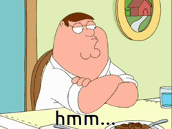 Thinking Peter Griffin Meme Hmm GIF | GIFDB.com