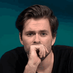 Thinking White Guy Blinking & Staring GIF | GIFDB.com