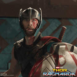 Thor Happily Celebrating GIF | GIFDB.com