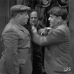 Three Stooges Funny Slap Clips GIF | GIFDB.com