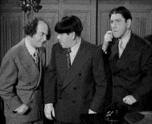 Three Stooges Funny Slap Fight GIF | GIFDB.com