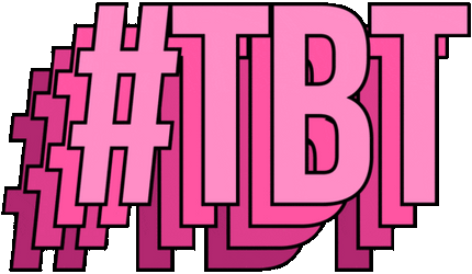 Throwback Thursday Pink Hashtag Tbt GIF | GIFDB.com