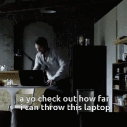 Throwing Computer Laptop By Office Boy GIF | GIFDB.com
