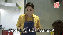 Time Is Of The Essence Chef Ticking Clock GIF | GIFDB.com