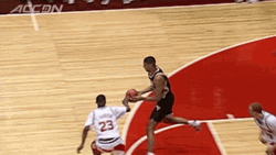 Tim Duncan Dribble Wake Forest GIF | GIFDB.com