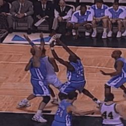 Tim Duncan Wake Forest University GIF | GIFDB.com