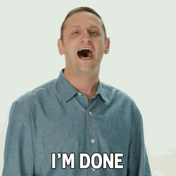 Tim Robinson Pointing All Done GIF | GIFDB.com