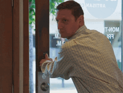 Tim Robinson Ready To Open Door GIF | GIFDB.com