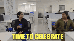 Time To Celebrate Best Friends Cheers Office Work GIF | GIFDB.com