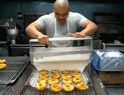 Time To Make The Donuts Man Magic Frosting GIF | GIFDB.com