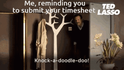 Timesheet Ted Lasso Peeking GIF | GIFDB.com