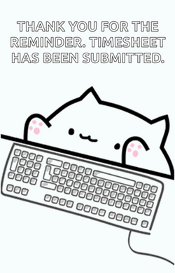 Timesheet Typing Cartoon Cat GIF | GIFDB.com