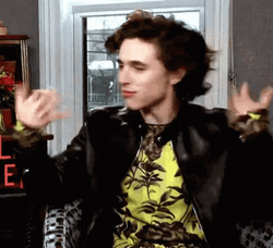 Timothée Chalamet Shaking Crazy GIF | GIFDB.com