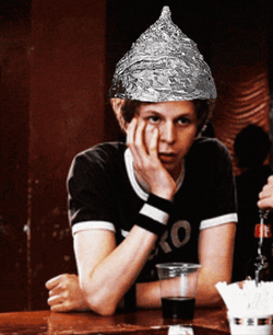 Tin Hat Shocked Michael Cera GIF | GIFDB.com