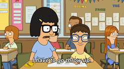 Tina Bobs Burgers Go Throw Up GIF | GIFDB.com