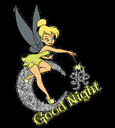 Tinkerbell Cartoon Fairy Good Night GIF | GIFDB.com