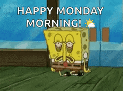 Tired Monday For Spongebob GIF | GIFDB.com