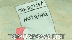 To Do List Is Procrastination GIF | GIFDB.com