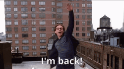 Tobey Maguire Happily Flying GIF | GIFDB.com