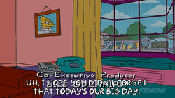 Todays The Day Phone Call The Simpsons GIF | GIFDB.com