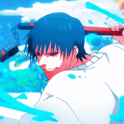 Toji Fushiguro Dark Eyes Battle Ready GIF | GIFDB.com