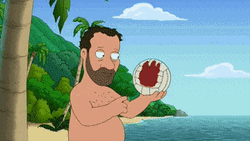 Tom Hanks Wilson Ball Animation GIF | GIFDB.com