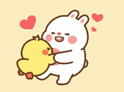 Love Cute Qoobee Sticker Dancing Merrily GIF | GIFDB.com