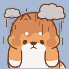 Tonton Friends Sad Yuta Raining Clouds GIF | GIFDB.com