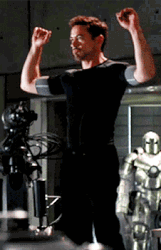 Tony Stark Groovy Dancing GIF | GIFDB.com