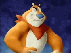 Tony The Tiger Giggling Smile GIF | GIFDB.com