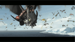 Toothless Eating While Flying GIF | GIFDB.com