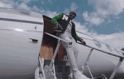 Touch Down Private Jet GIF | GIFDB.com