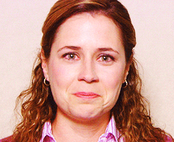 Touched Jenna Fischer The Office Pam Crying GIF | GIFDB.com