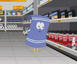 Towelie Panic Buying Computer Duster GIF | GIFDB.com